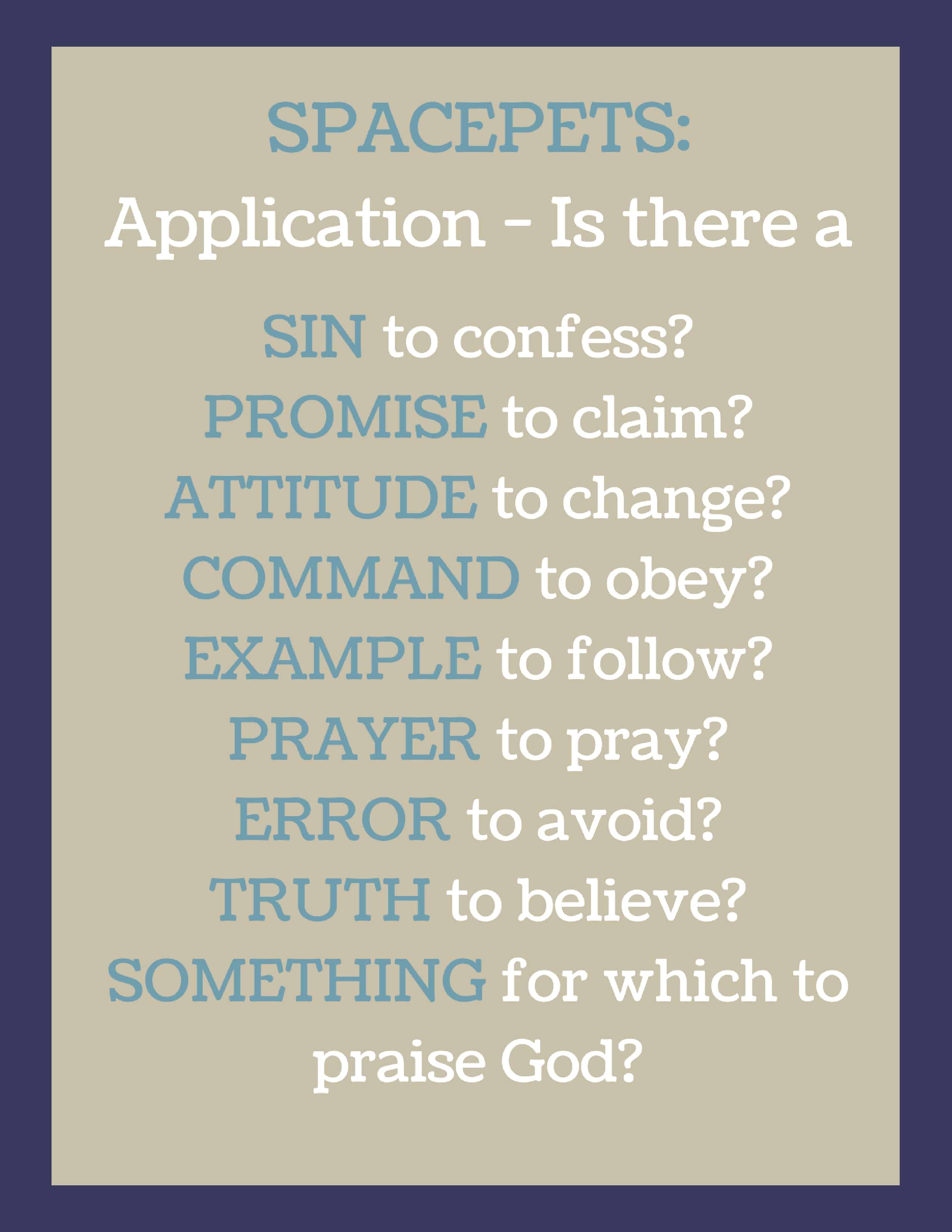 How to Do a Bible Study | 9 Application Questions - Life, Love, and Jesus